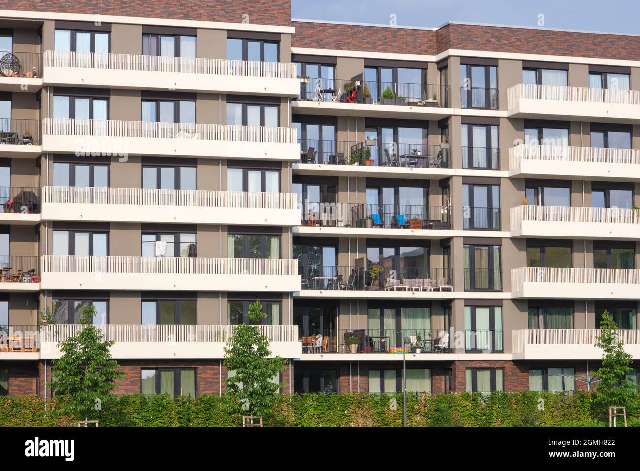 Modern apartment building seen in Berlin, Germany Stock Photo - Alamy