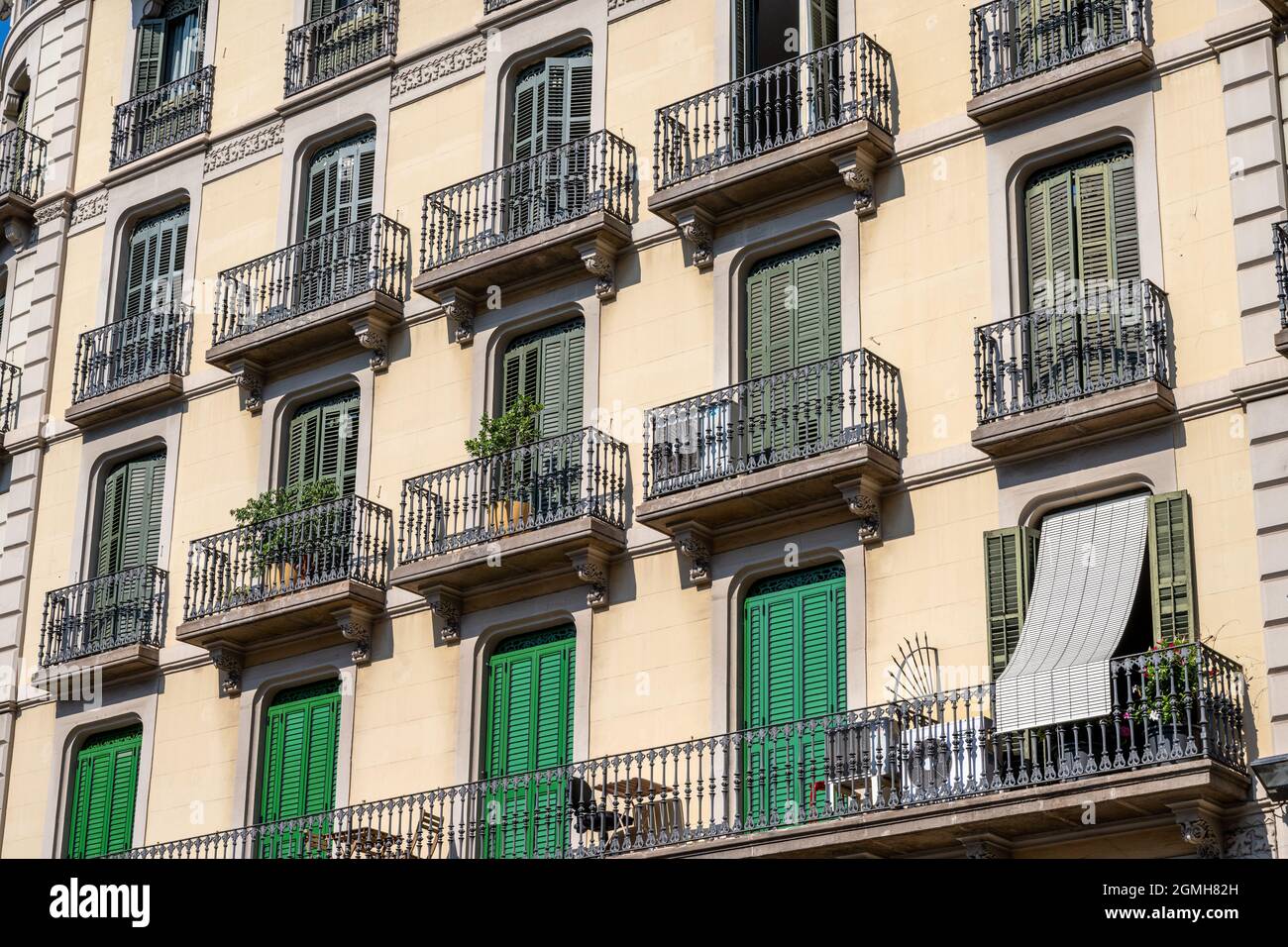 Typical House In Barcelona Spain