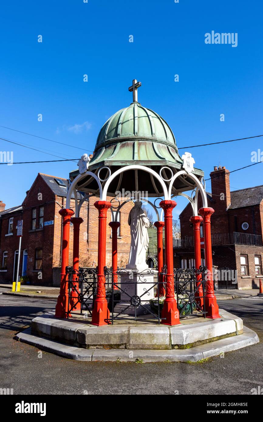 DUBLIN, IRELAND - Mar 21, 2021: Dublin, Ireland, 1929 religious shrine ...