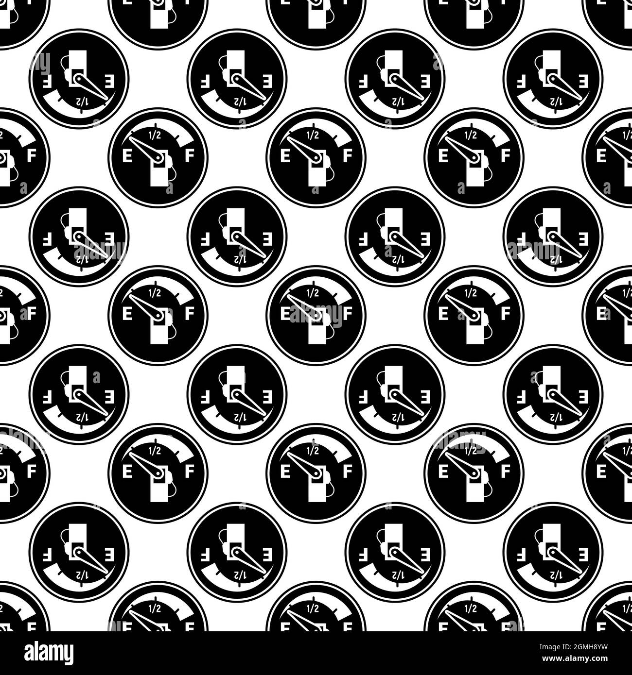 Empty fuel car indicator pattern seamless background texture repeat ...