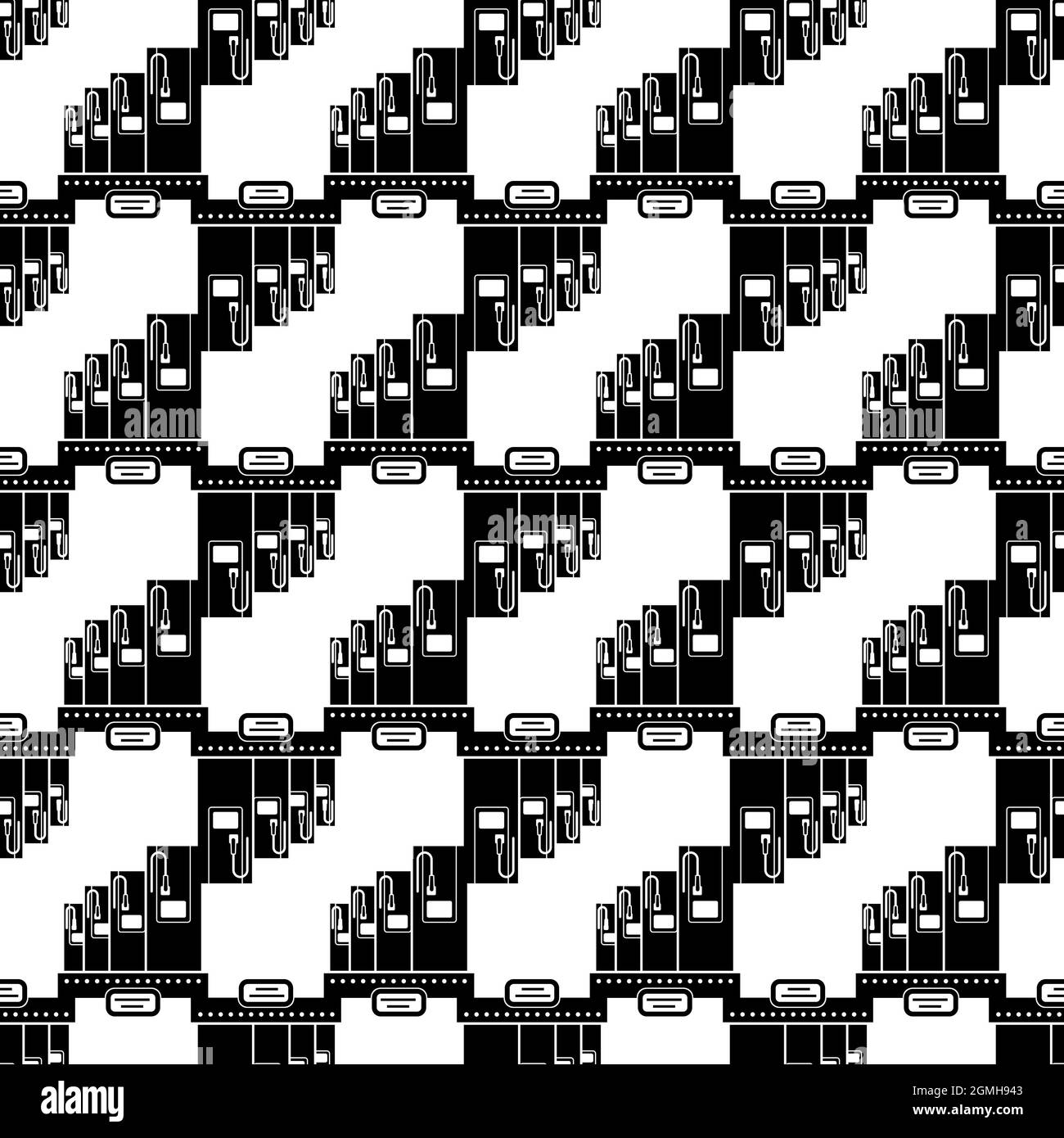 Gas petrol fill pattern seamless background texture repeat wallpaper ...