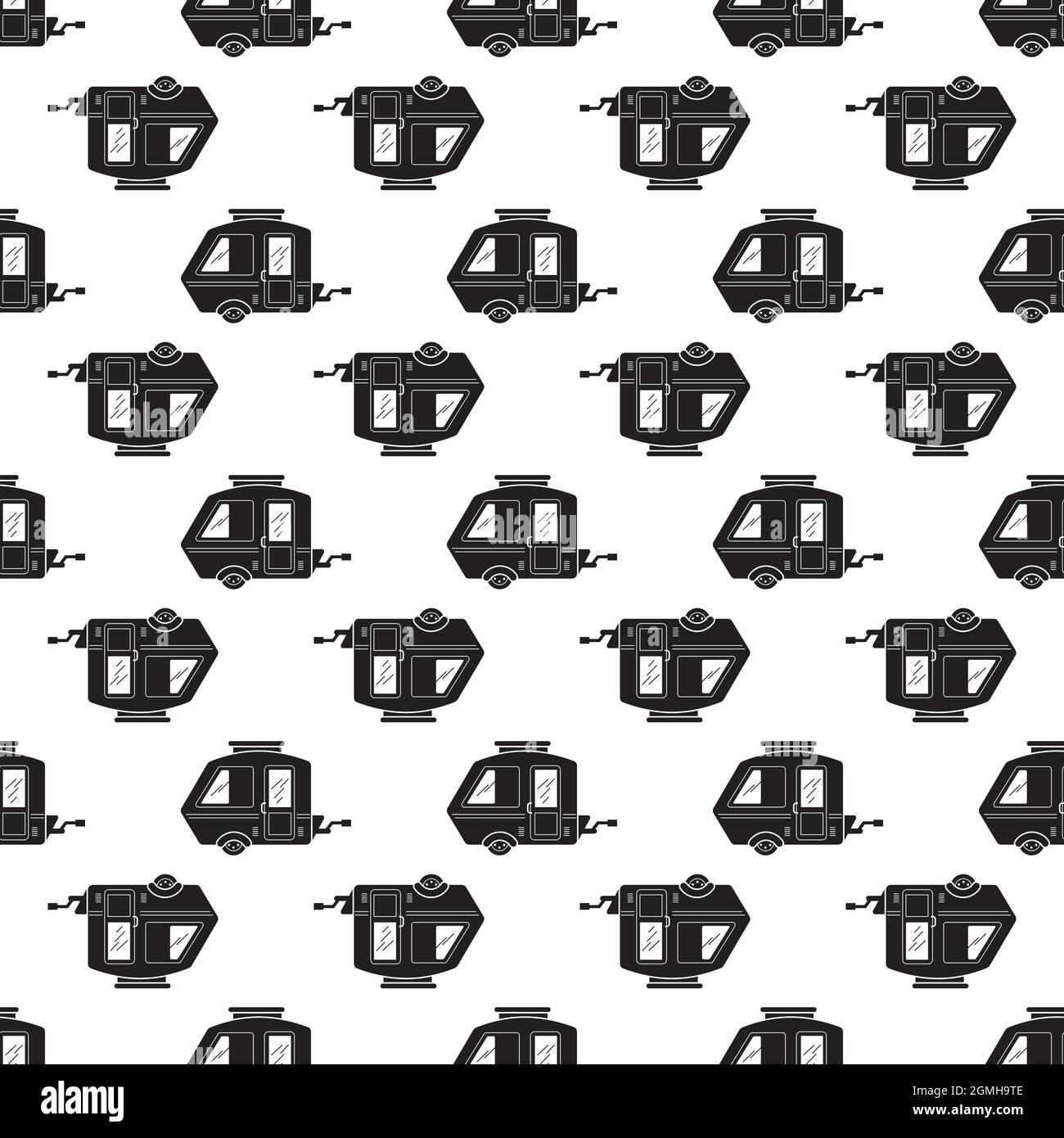 Tourist trailer pattern seamless background texture repeat wallpaper ...