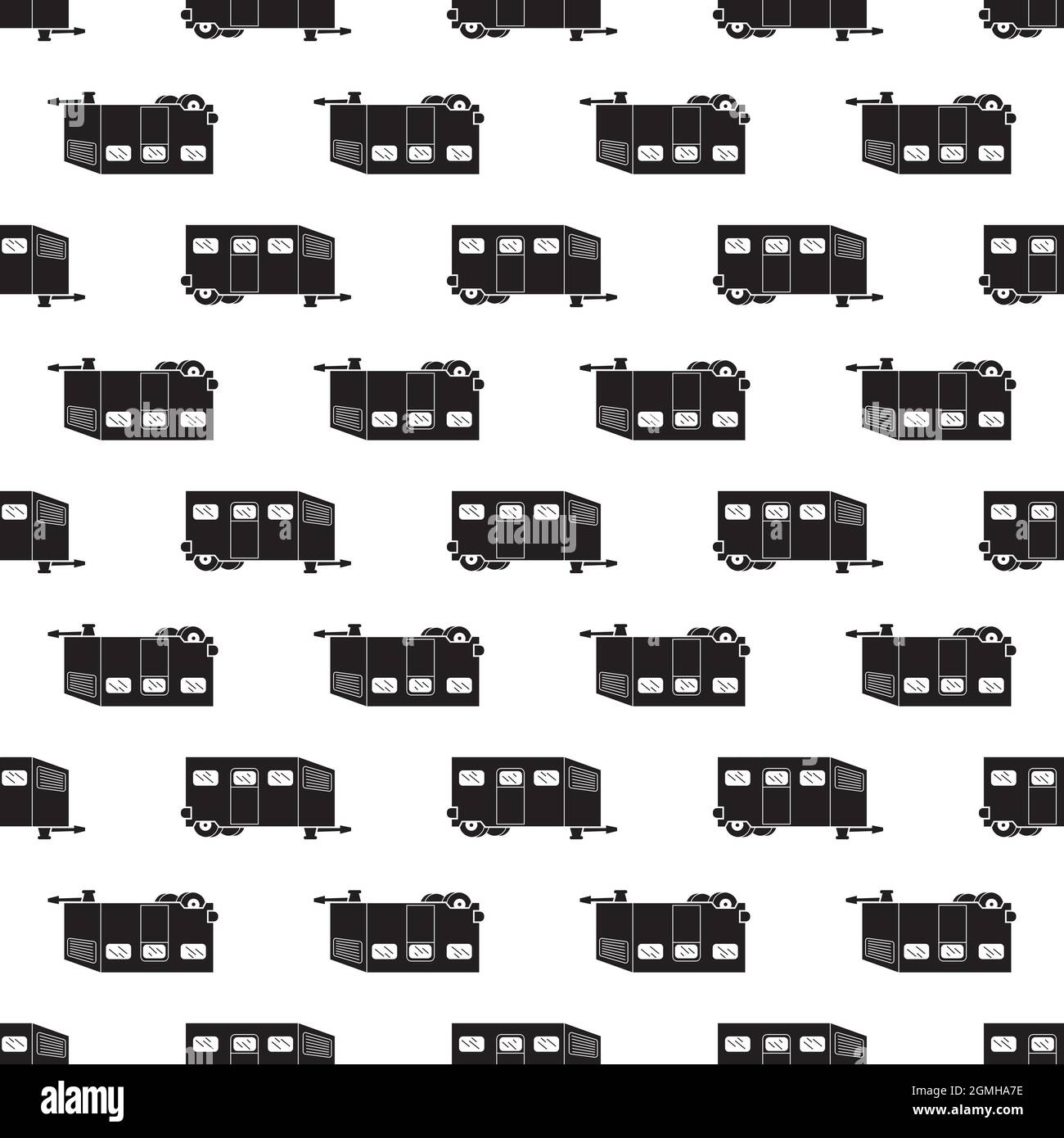 Worker motorhome pattern seamless background texture repeat wallpaper ...