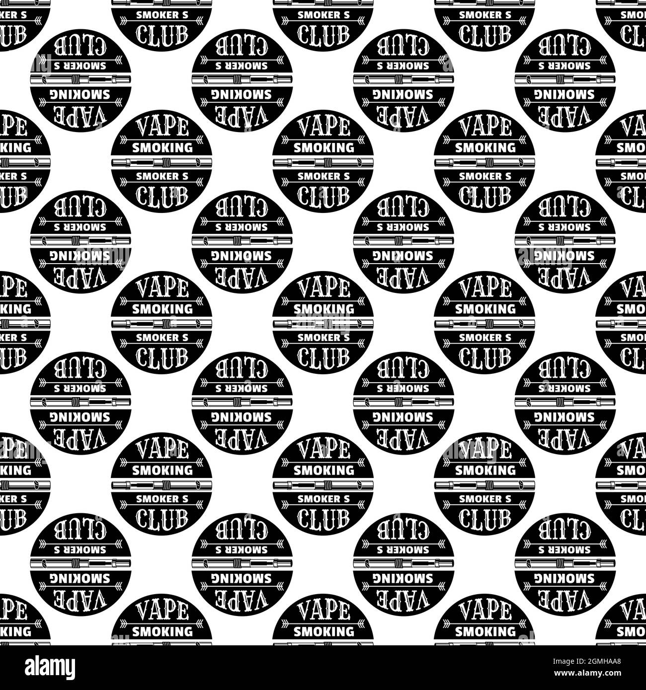 Vape smoking club logo. Simple illustration of vape smoking club vector ...