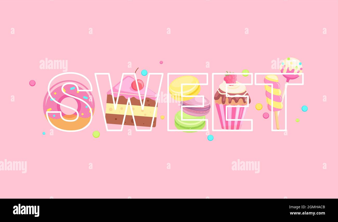 Tasty sweet marshmallows on Stock Vector Images - Alamy