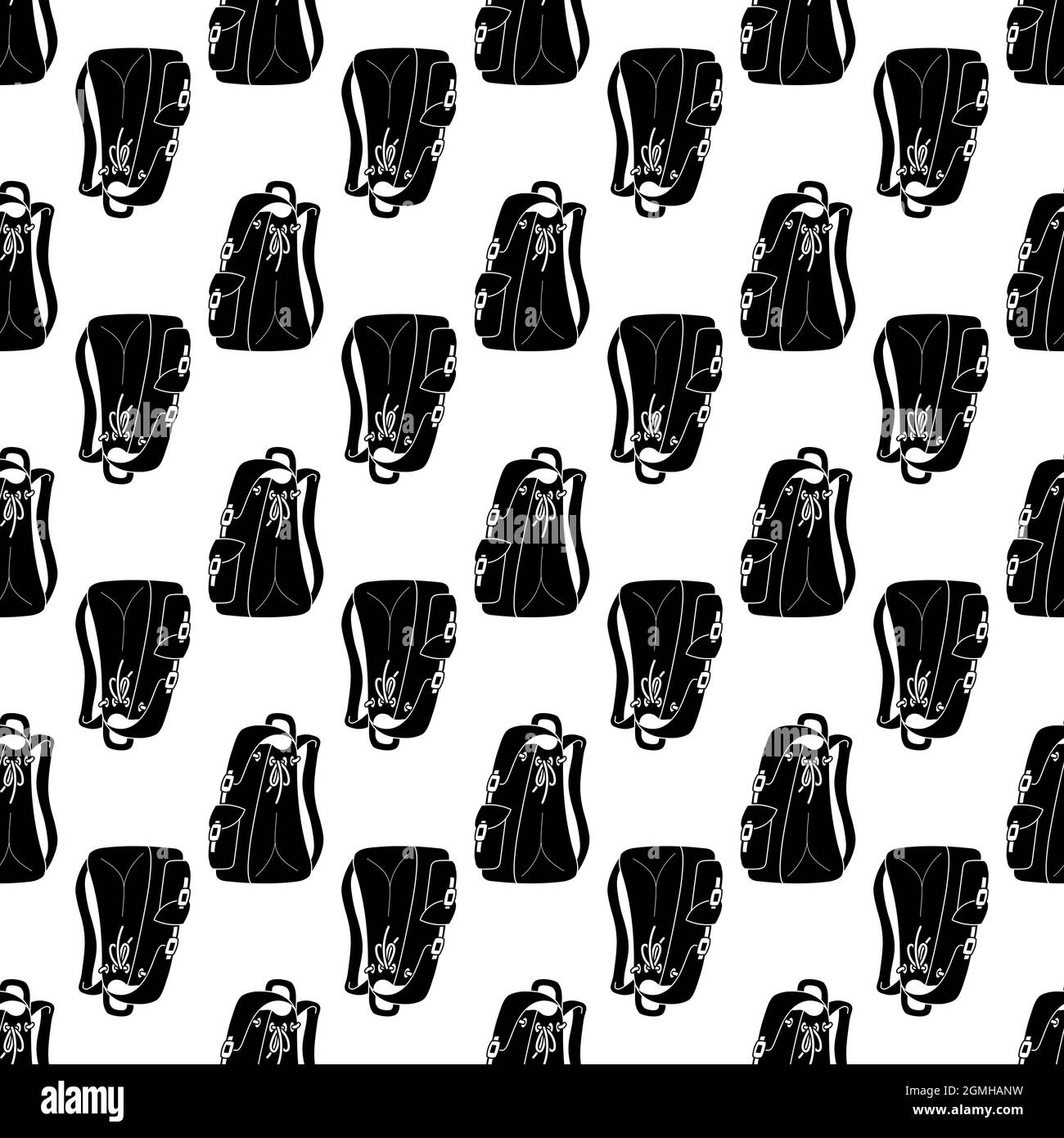 Backpack pattern seamless background texture repeat wallpaper geometric ...