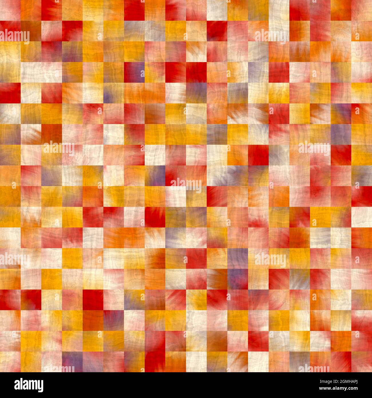 Seamless square tile faux wall mosaic pattern for surface design and ...