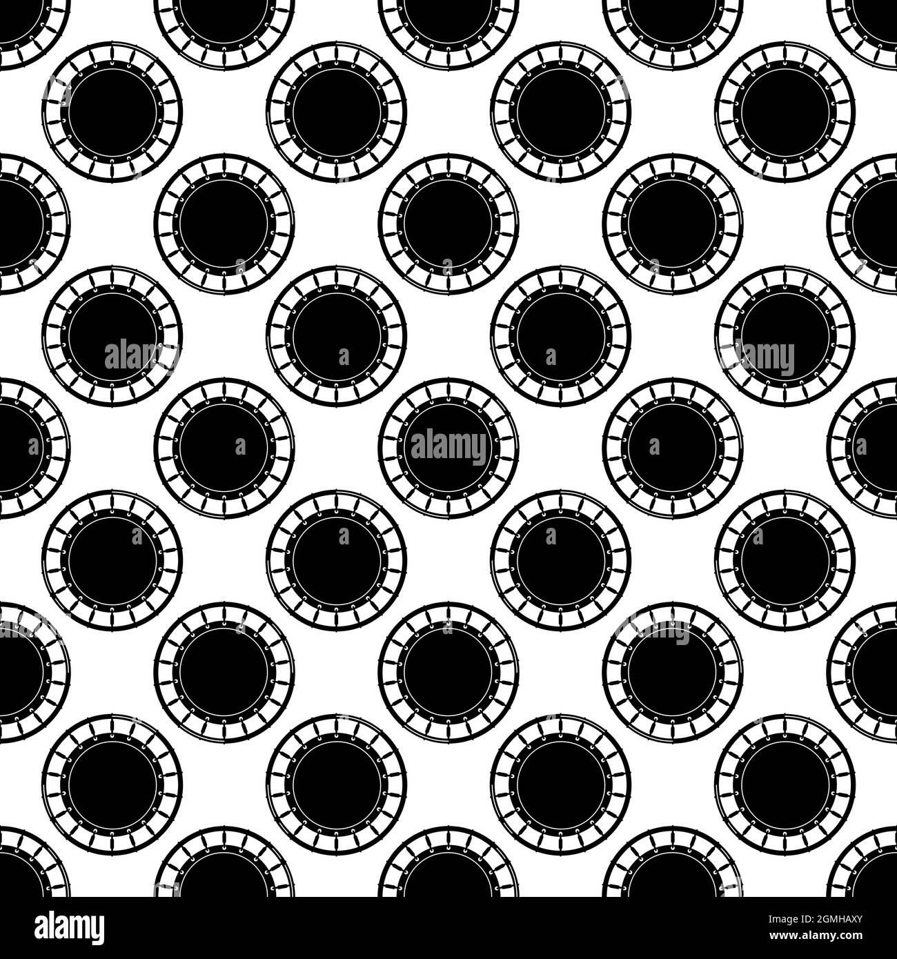Top view trampoline pattern seamless background texture repeat ...