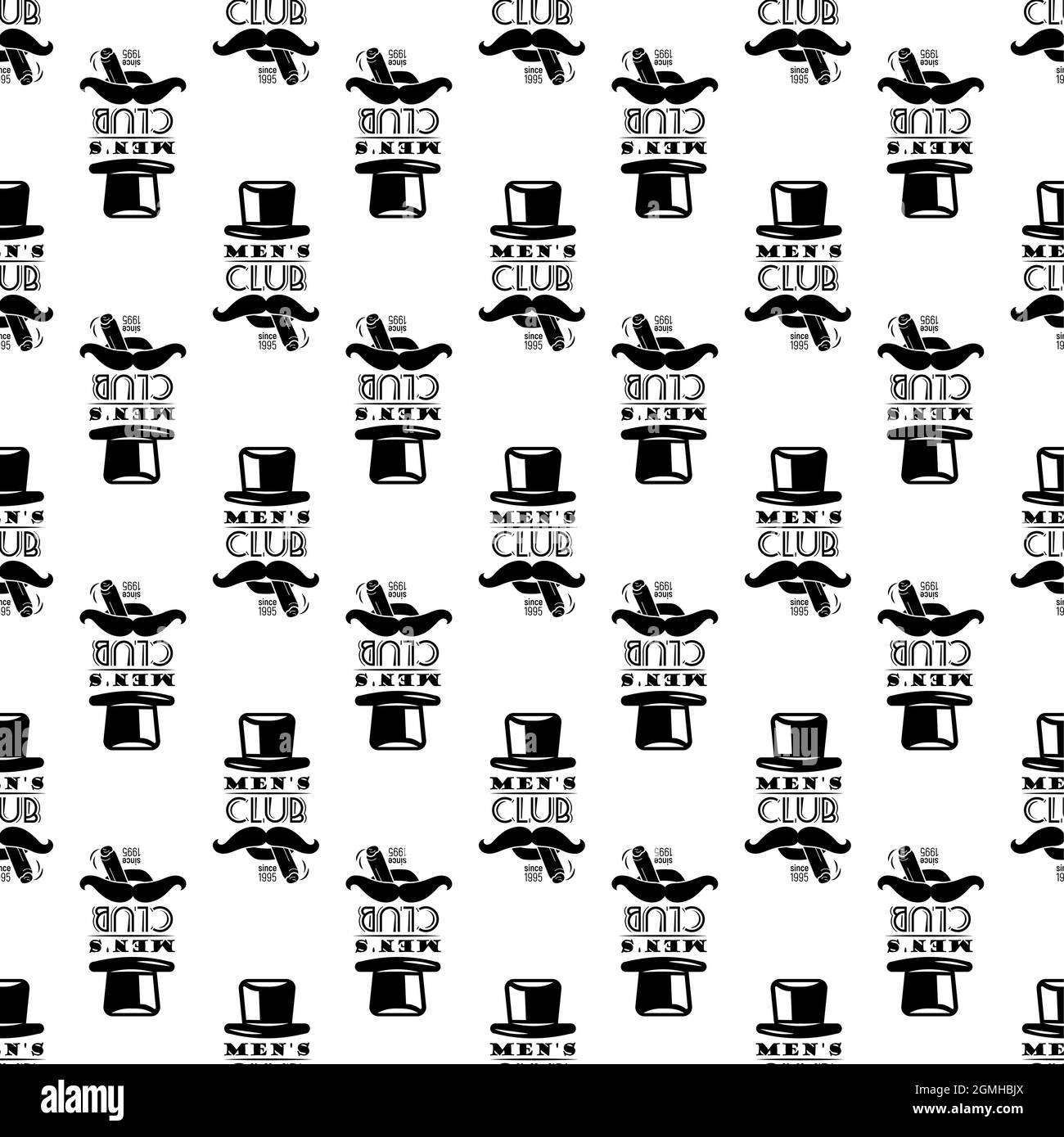 Men club logo. Simple illustration of men club vector logo for web ...