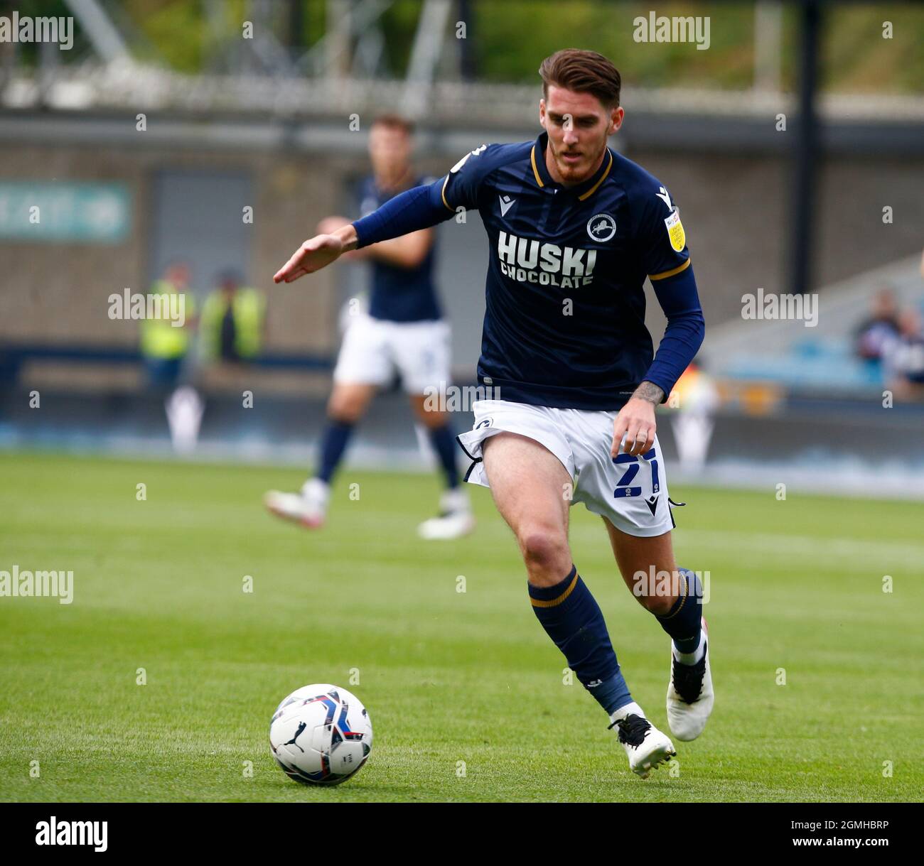 LONDON, United Kingdom, SEPTEMBER 18: Connor Mahoney of Millwall during ...