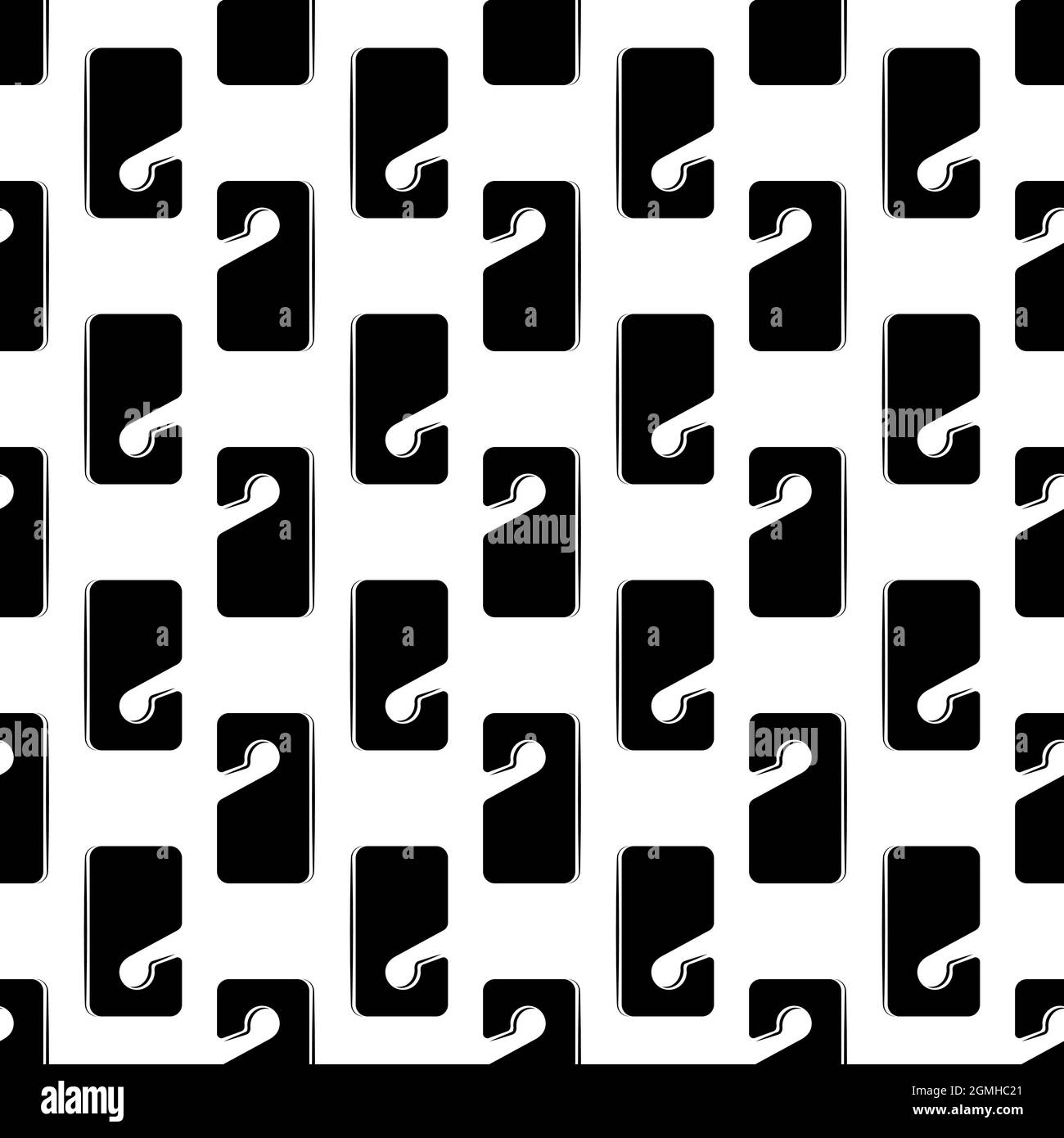 Door hanger pattern seamless background texture repeat wallpaper ...