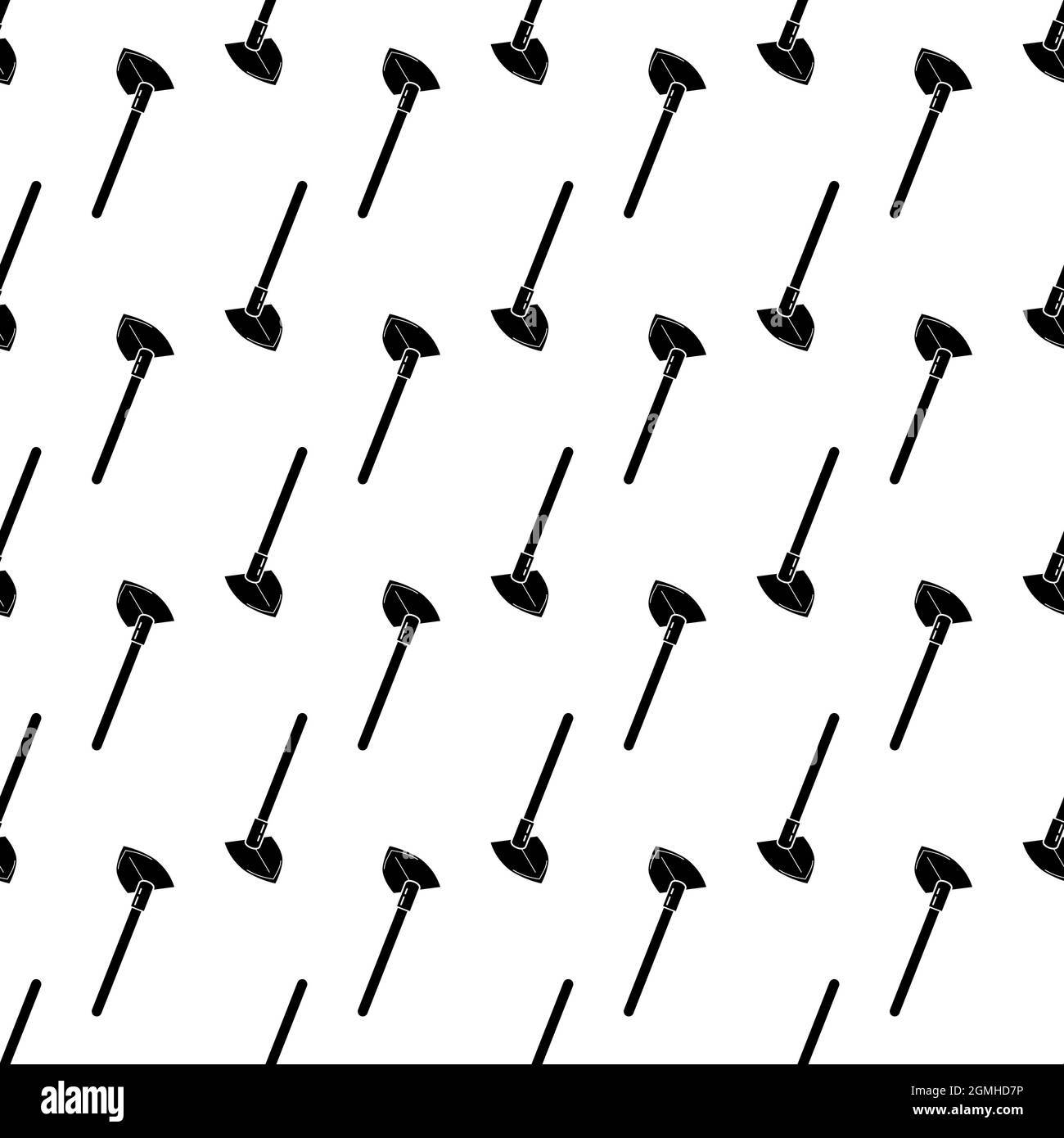 Small hand shovel pattern seamless background texture repeat wallpaper ...