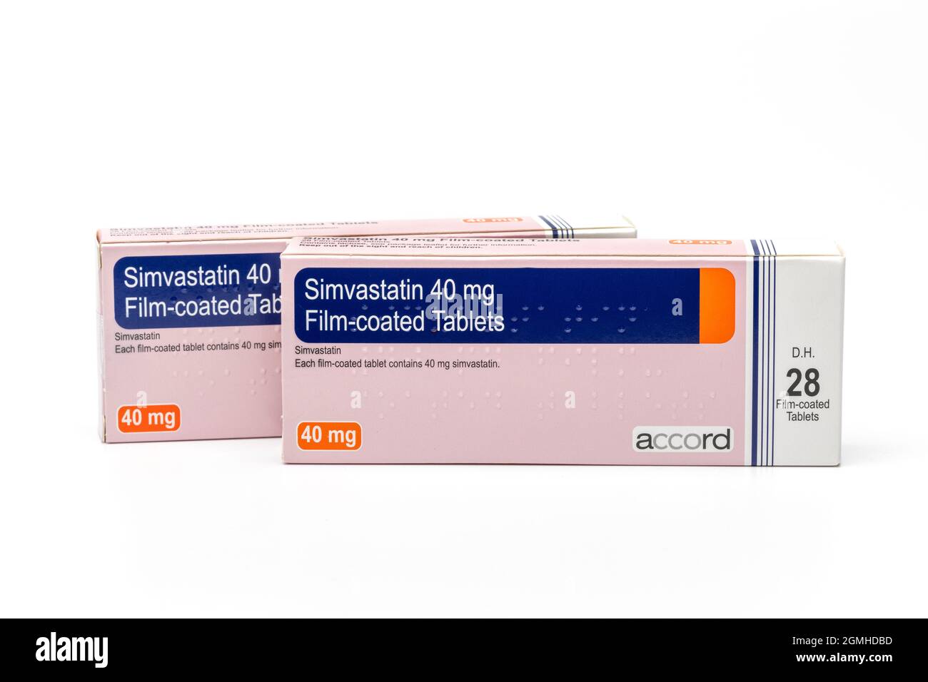 Simvastatin 40mg tablets statin Cut Out Stock Images & Pictures - Alamy