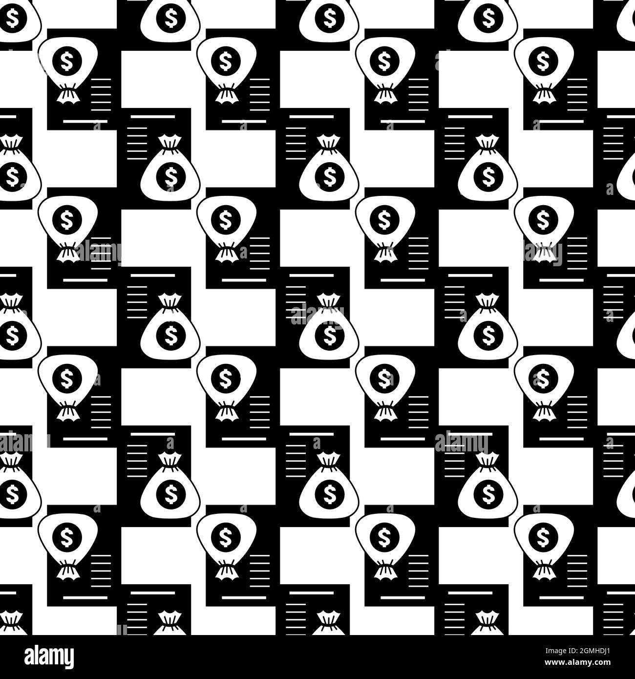 Money bag report pattern seamless background texture repeat wallpaper ...