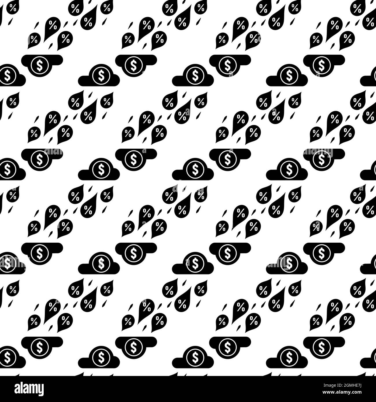 Cloud money percent pattern seamless background texture repeat ...