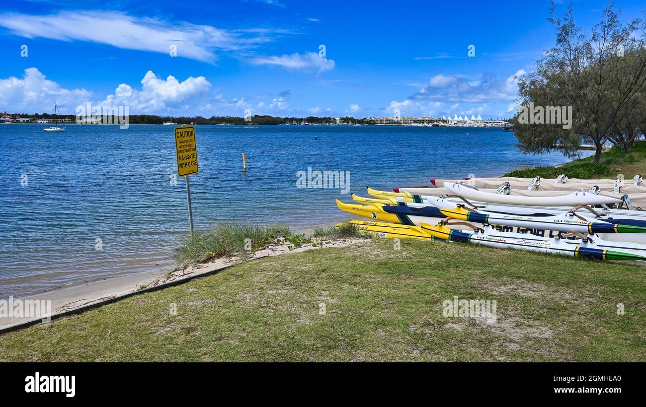 Outrigger surfers paradise hi-res stock photography and images - Alamy