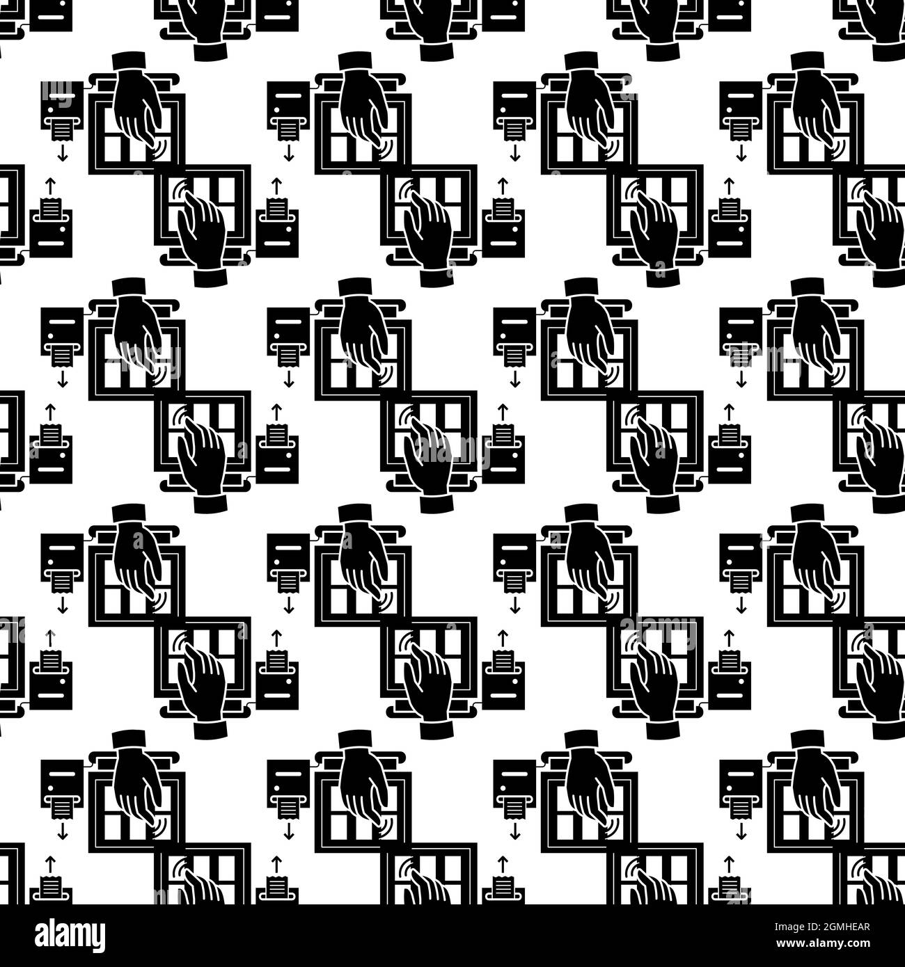 Monitor payment cashier pattern seamless background texture repeat ...