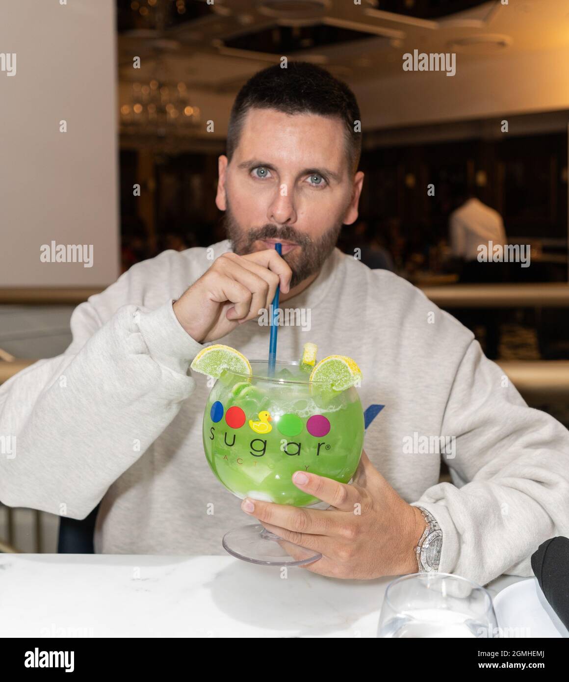 LAS VEGAS, NV - September 18, 2021: ***HOUSE COVERAGE*** Scott Disick ...