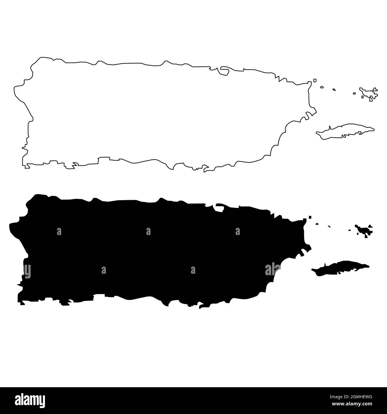 Blank Map Of Puerto Rico