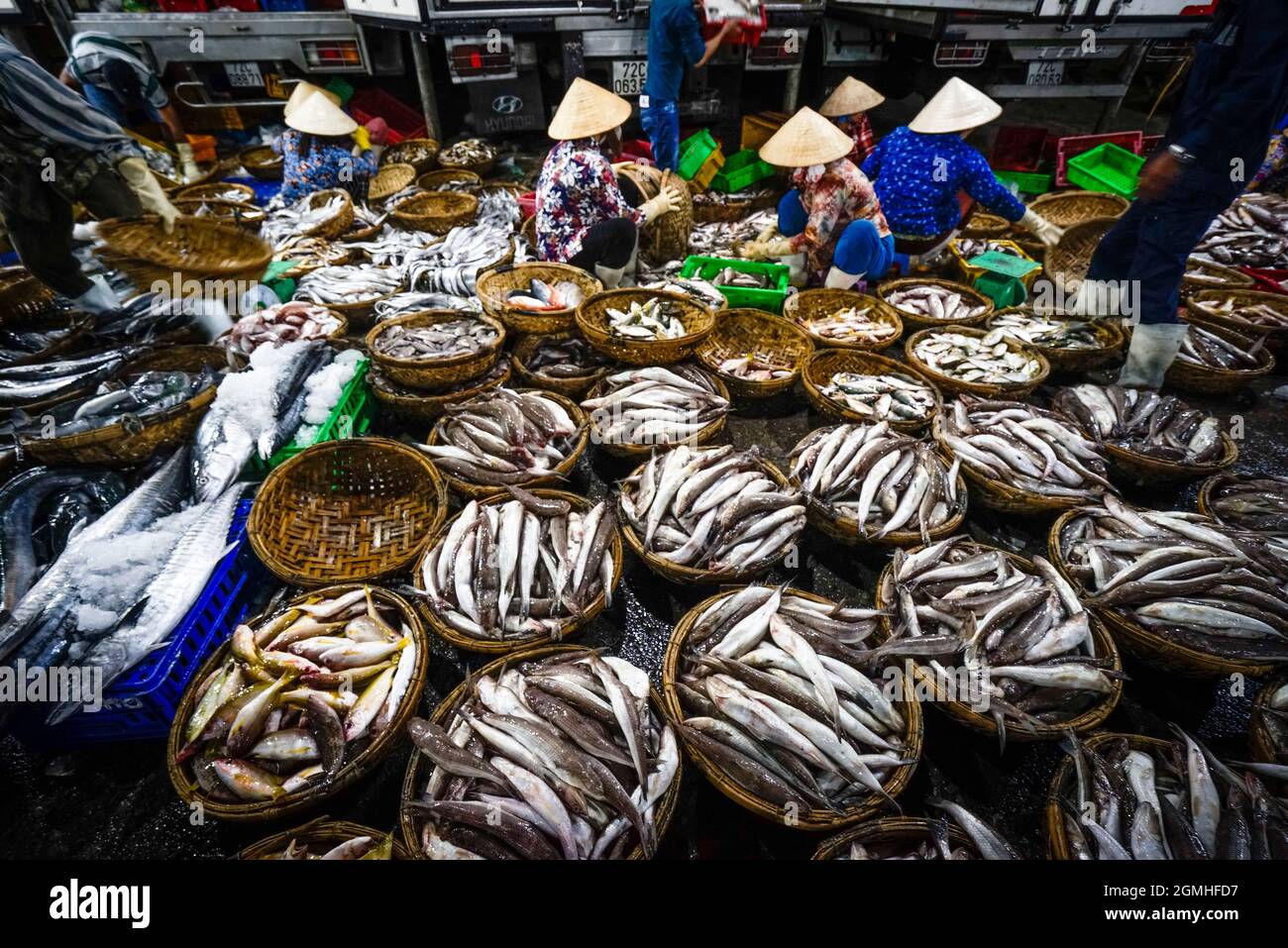 Long Hai fish market in Ba Ria Vung Tau province southern Vietnam Stock ...