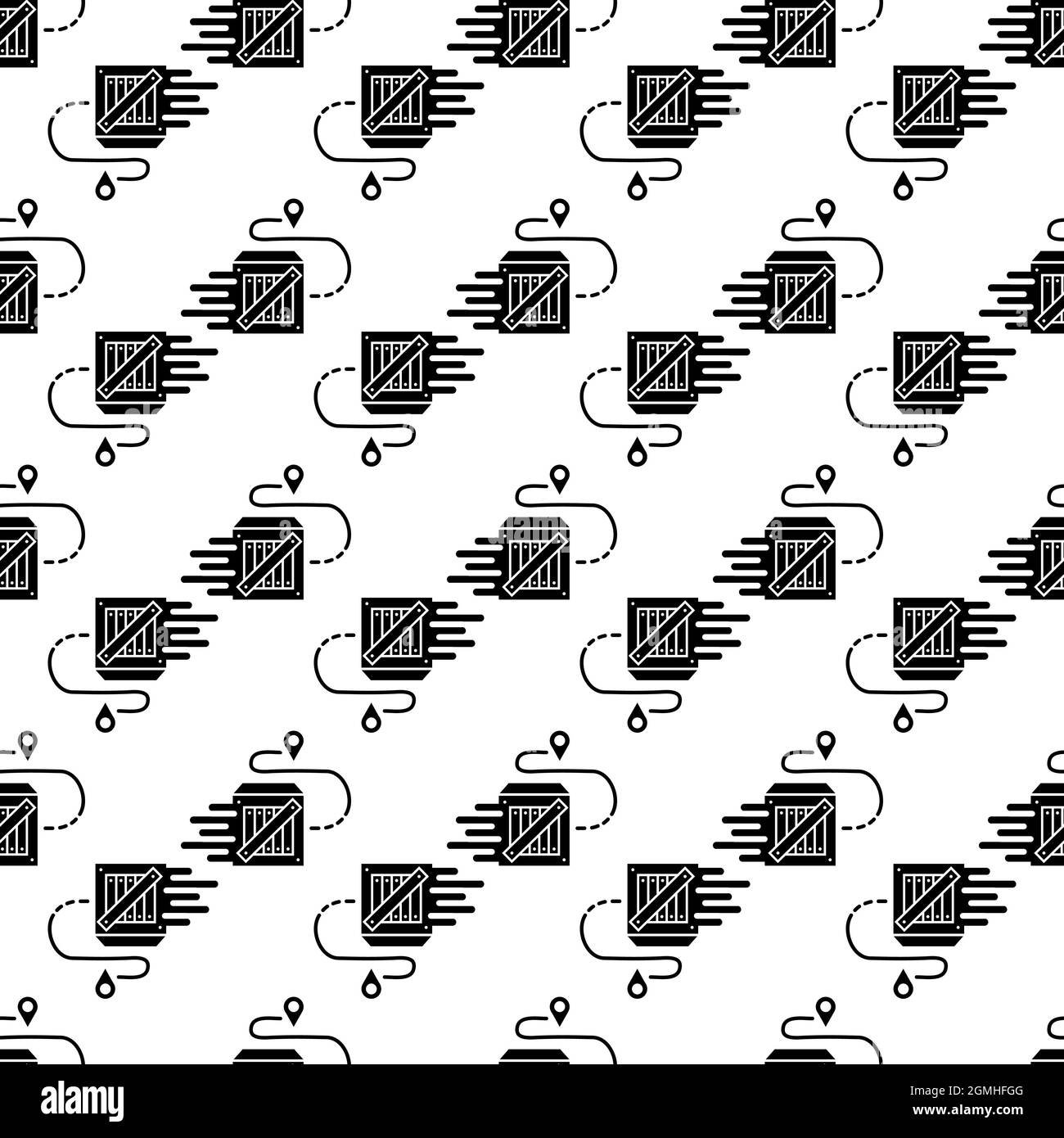 Parcel tracking pattern seamless background texture repeat wallpaper ...