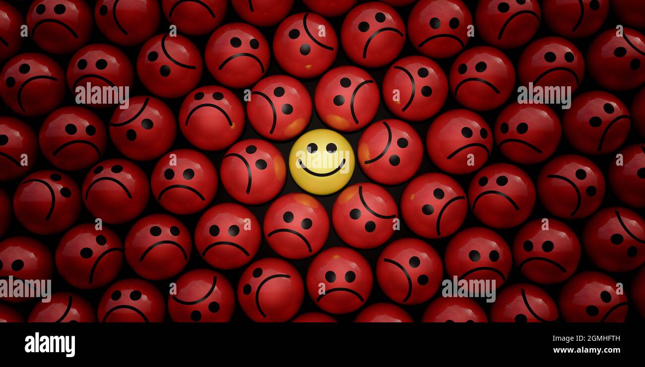 Happy Faces And Sad Faces