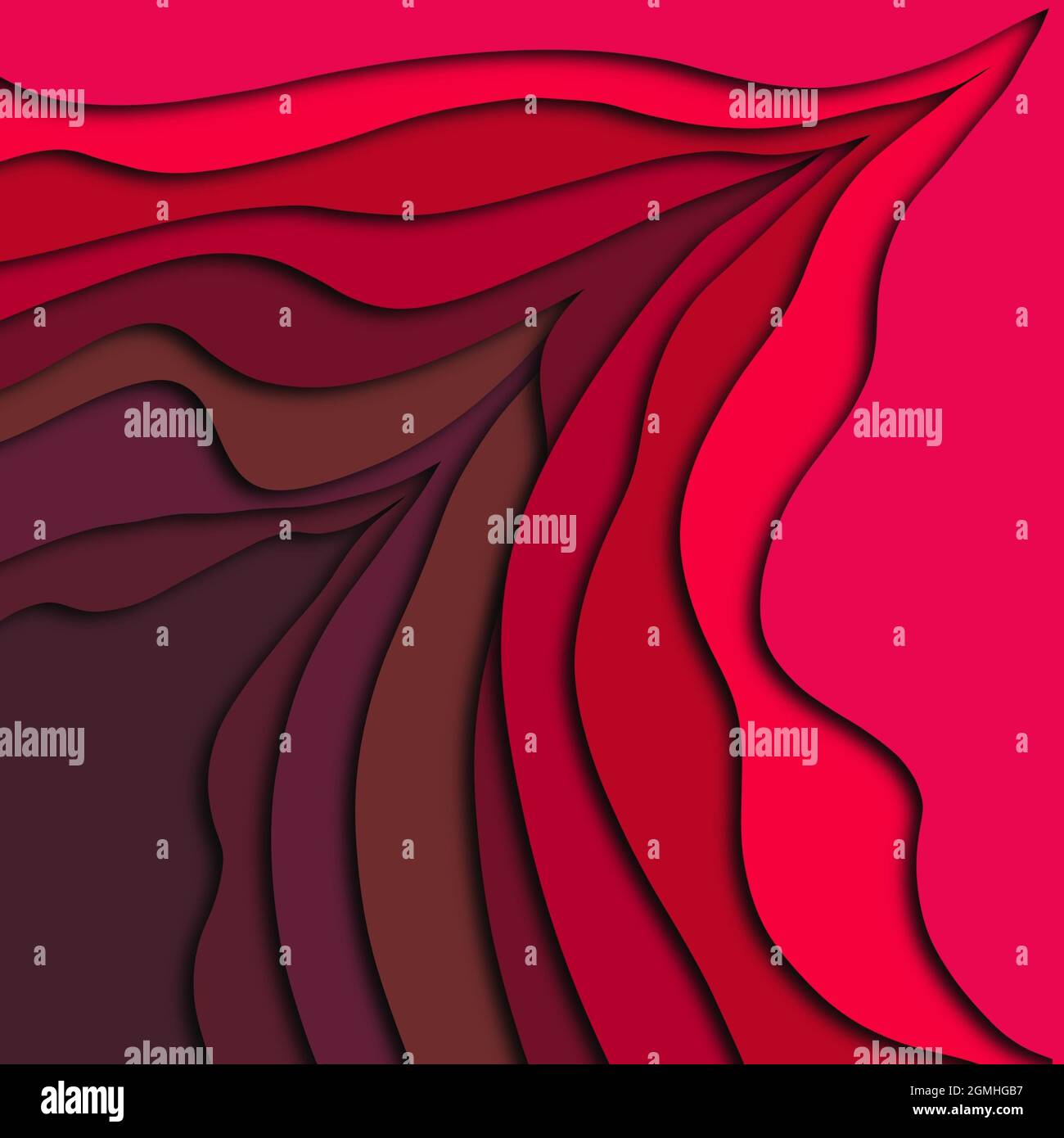 A closeup wallpaper art of an illustration motion colorful layers, wave ...