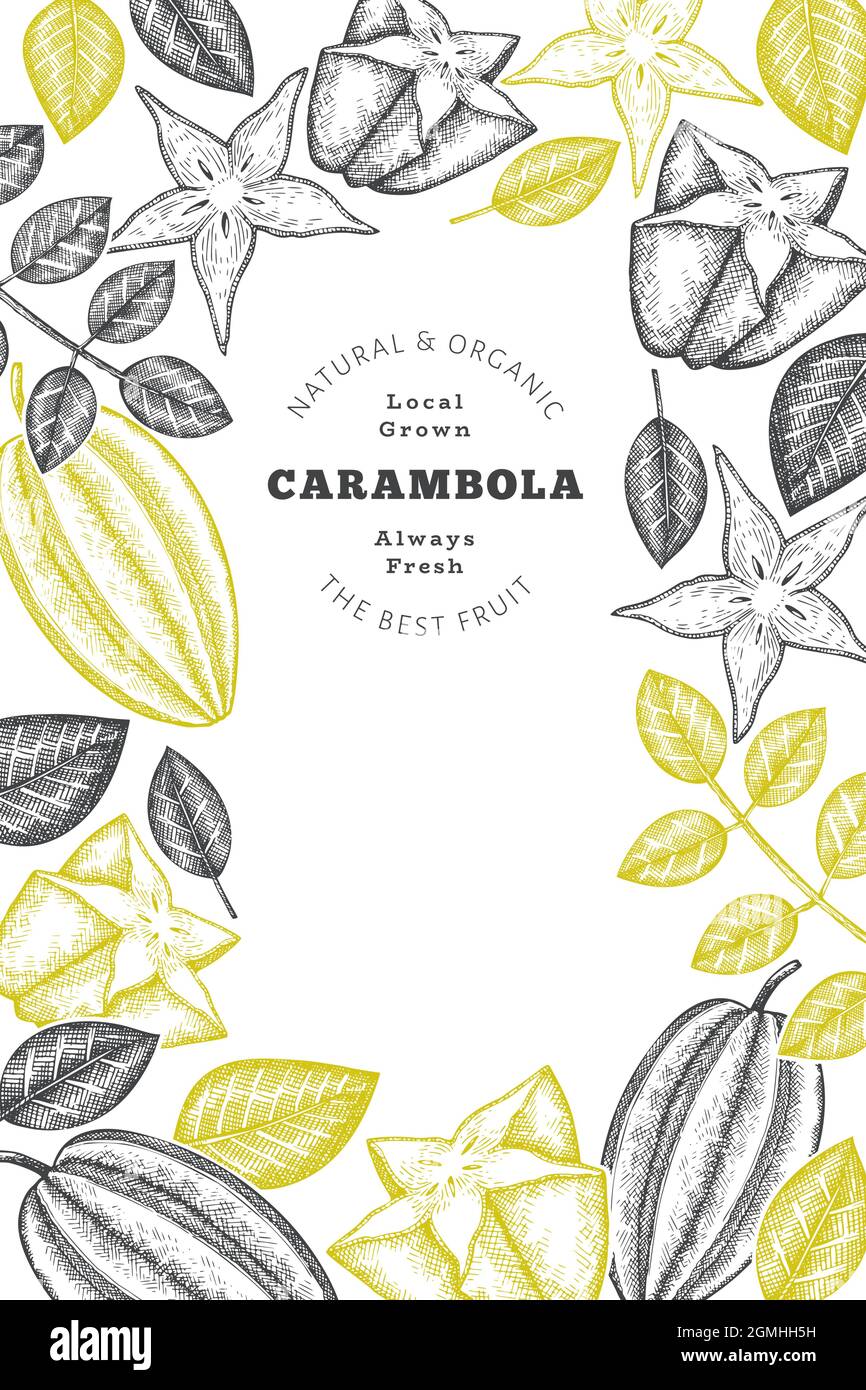 Menu star apple fruit hi-res stock photography and images - Alamy