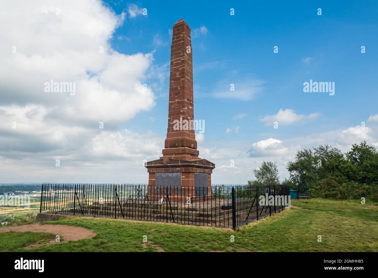 Enjoy breathtaking panoramic views from the rocky summit of Helsby Hill ...