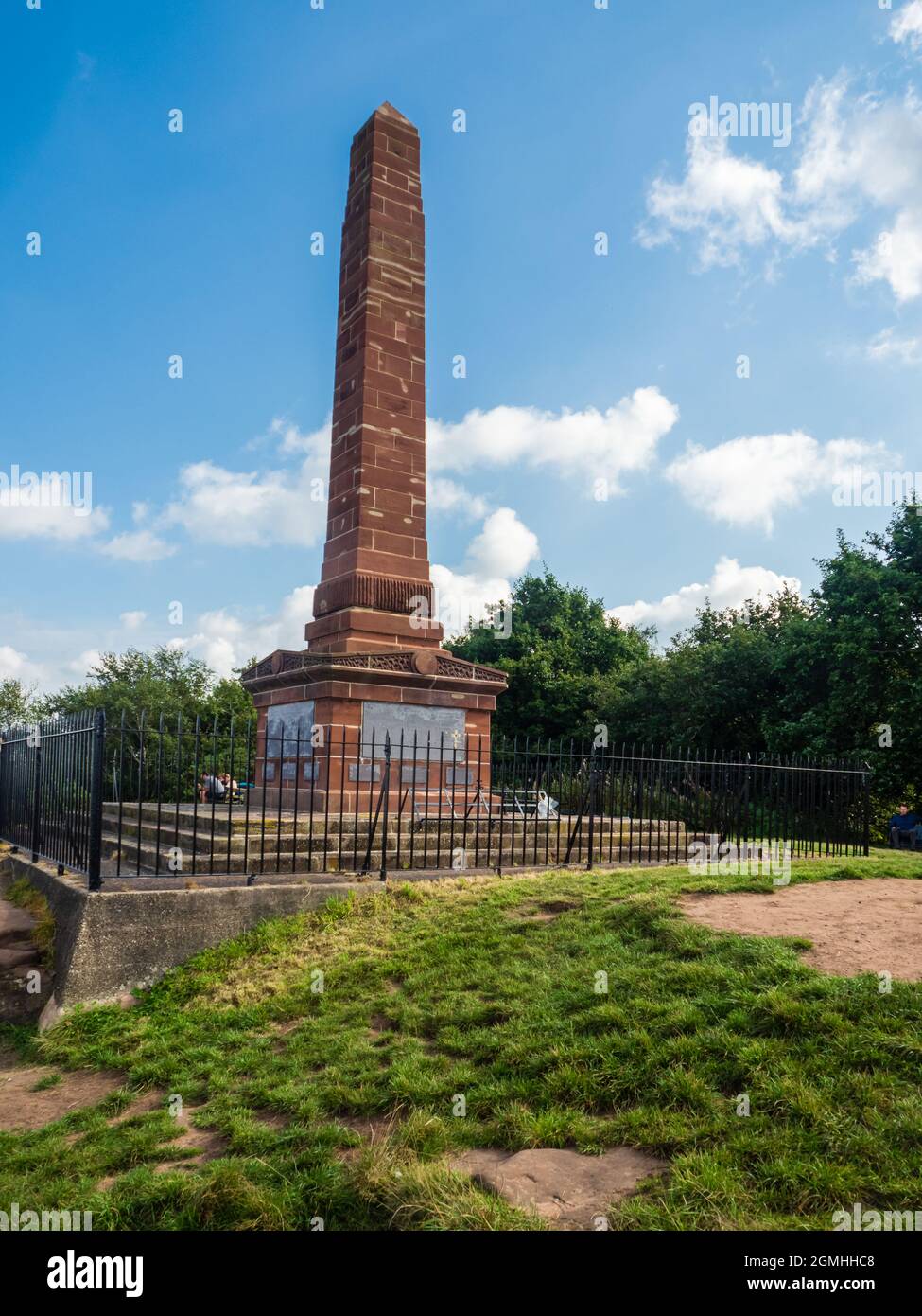 Enjoy breathtaking panoramic views from the rocky summit of Helsby Hill ...