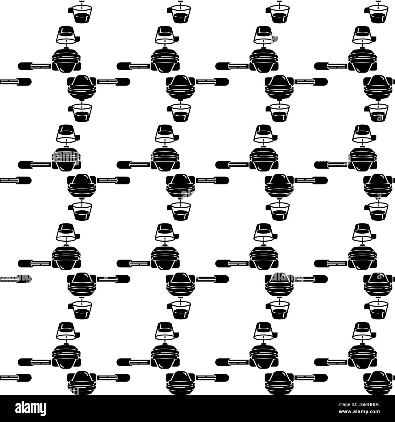 Espresso coffee maker pattern seamless background texture repeat ...