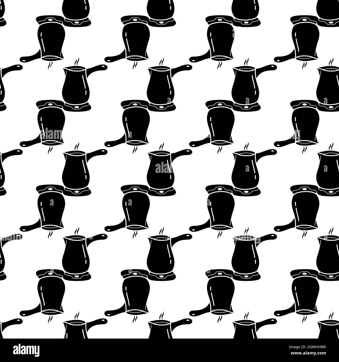 Coffee maker pot pattern seamless background texture repeat wallpaper ...