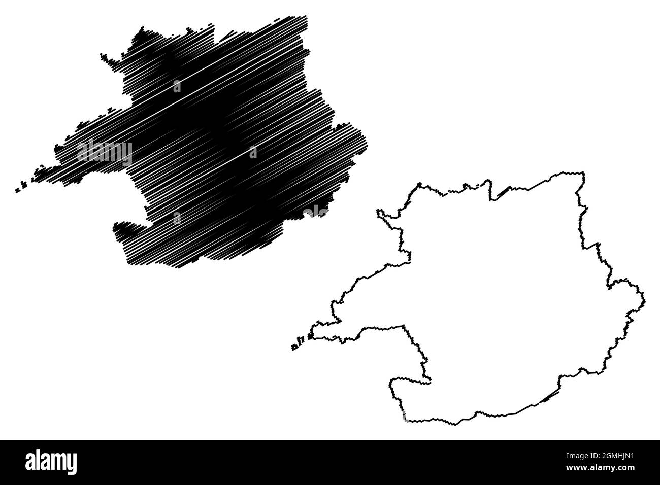 Betul district (Madhya Pradesh State, Narmadapuram division, Republic ...