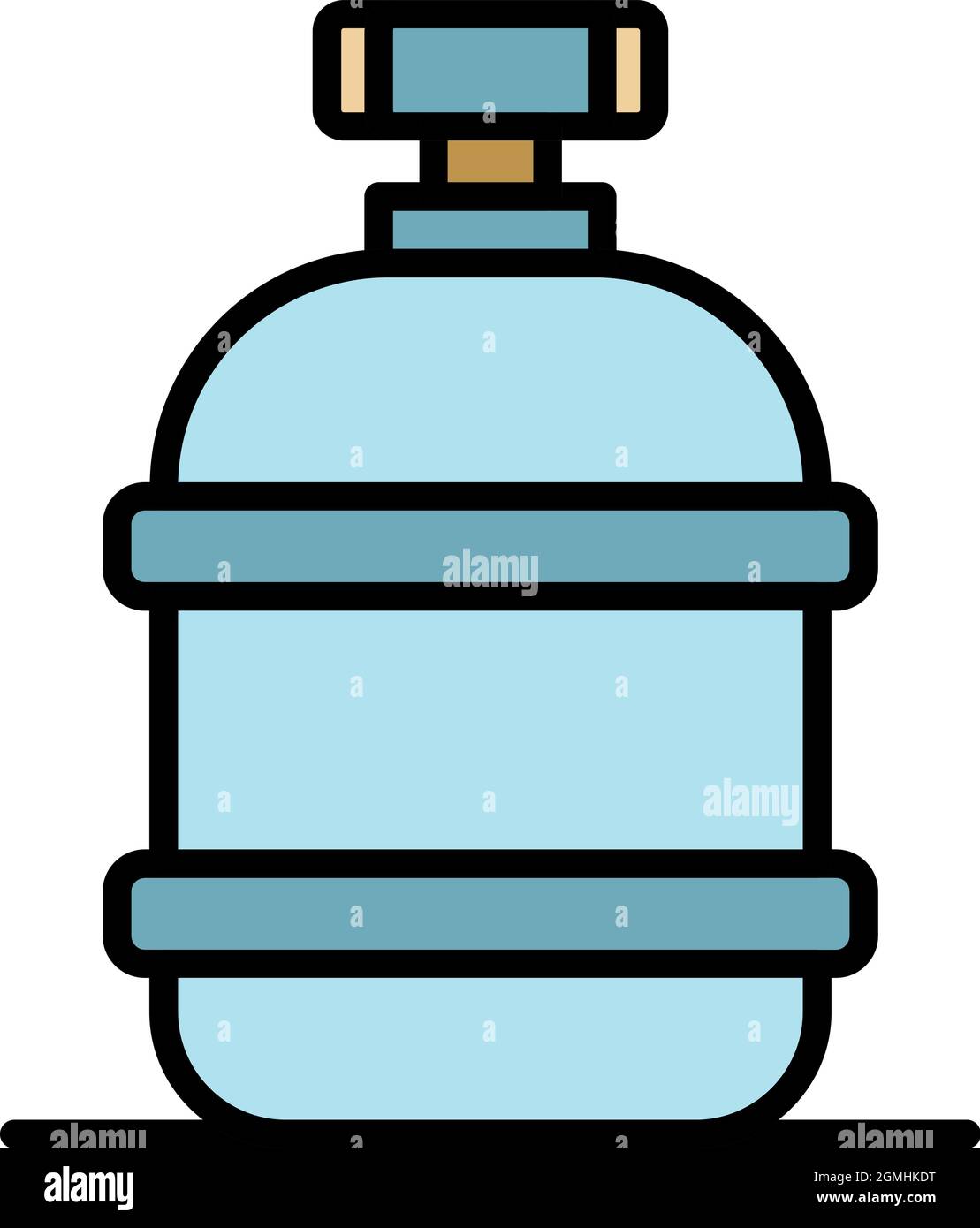 Irrigation reserve tank icon. Outline irrigation reserve tank vector ...