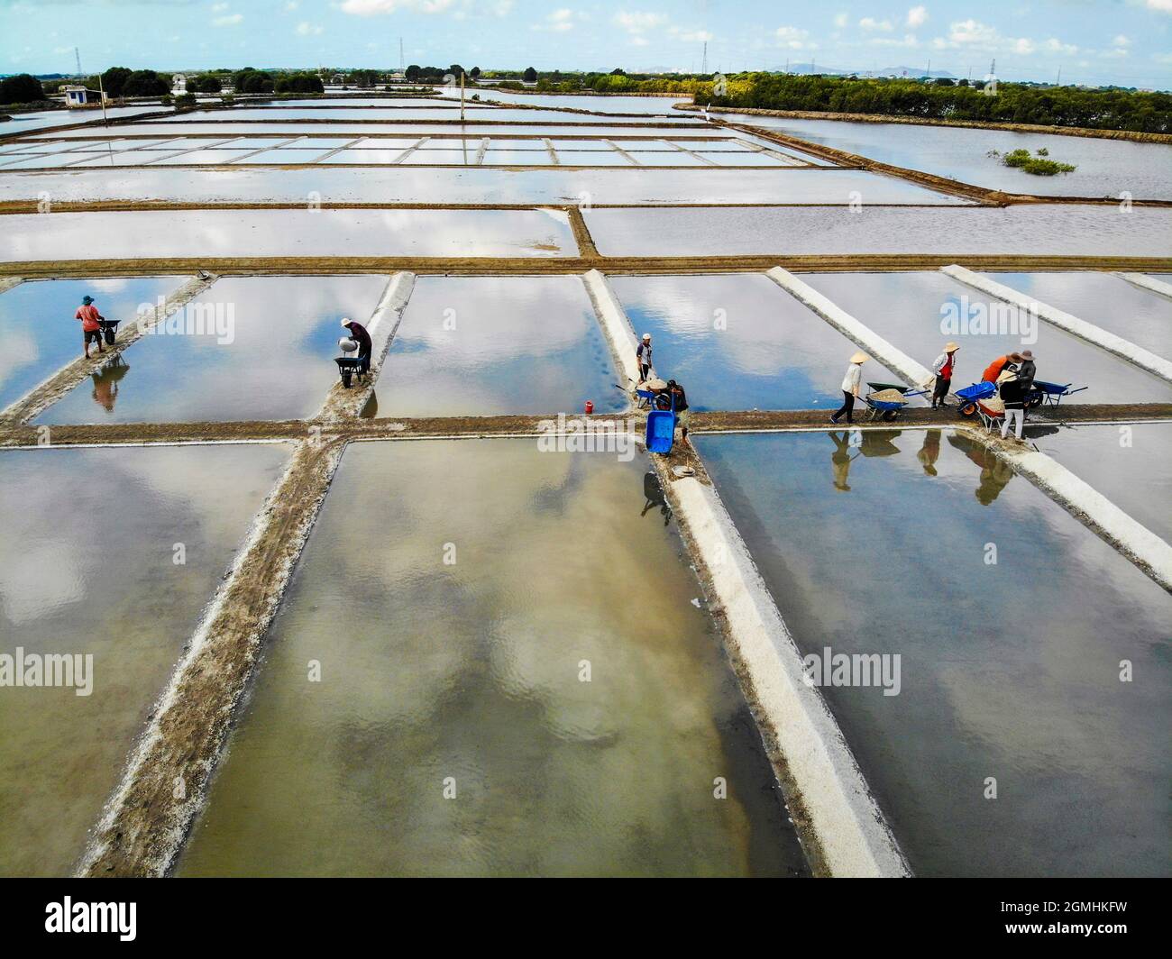 Long dien salt field hi-res stock photography and images - Alamy
