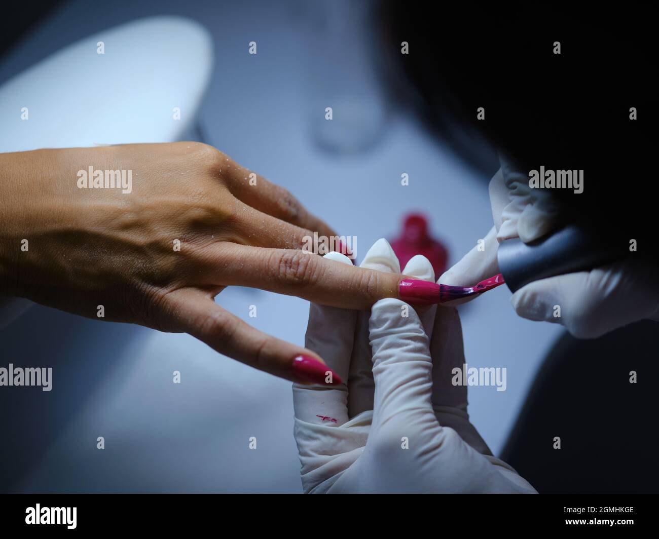 Customers nails hi-res stock photography and images - Alamy