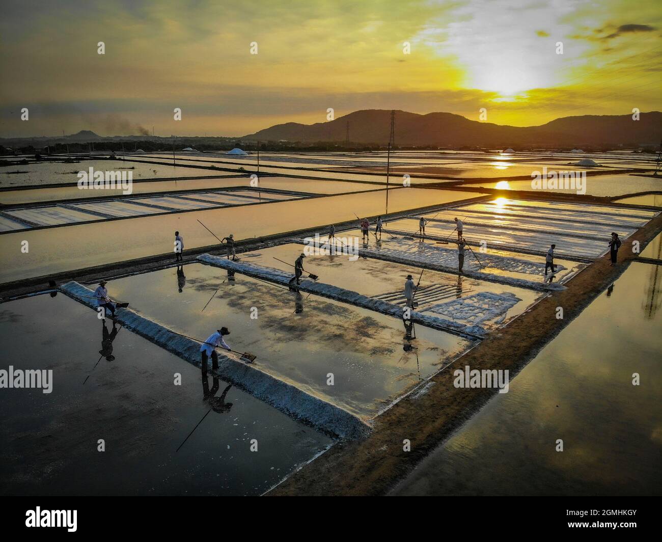 Long dien salt field hi-res stock photography and images - Alamy