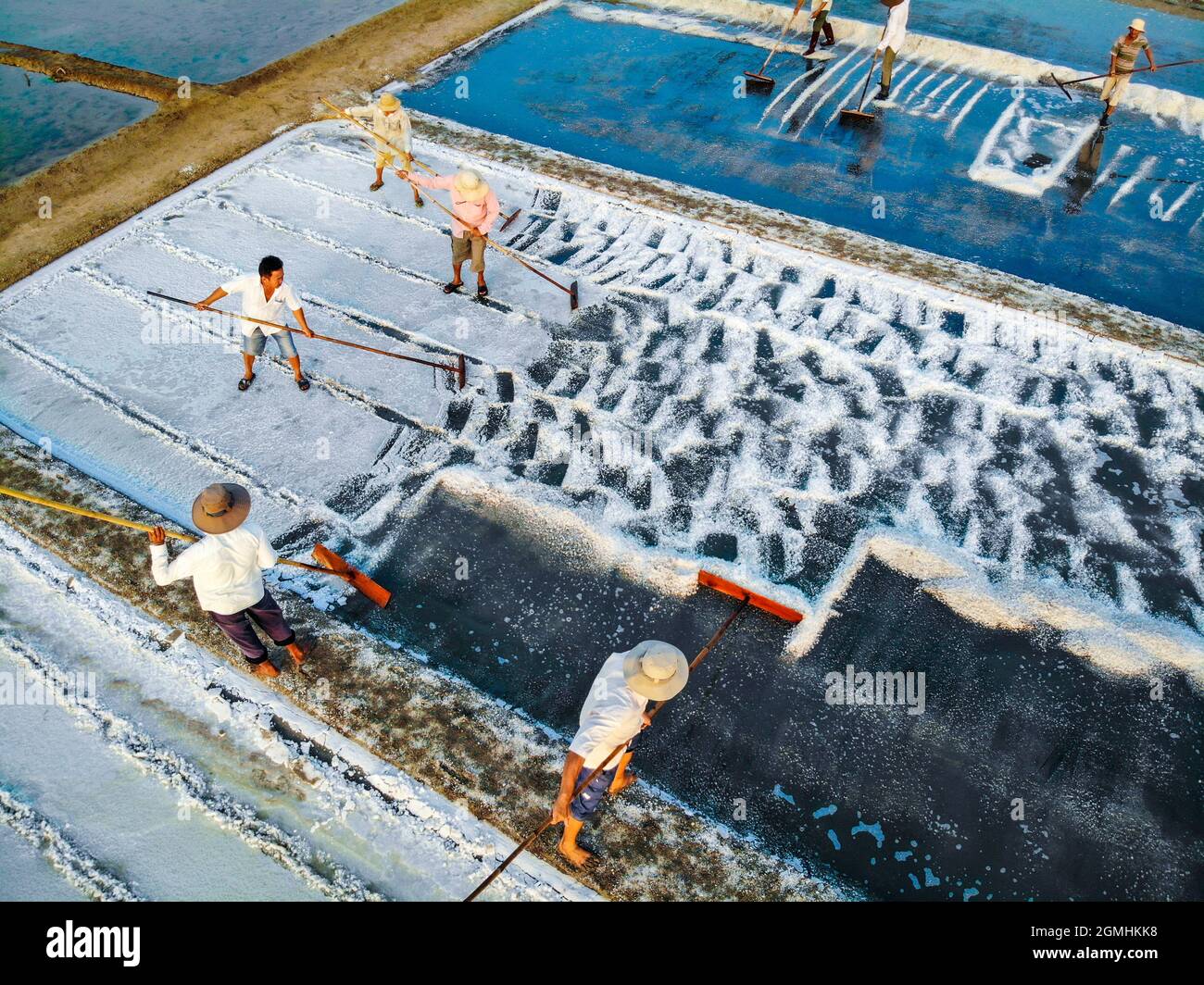Long dien salt field hi-res stock photography and images - Alamy