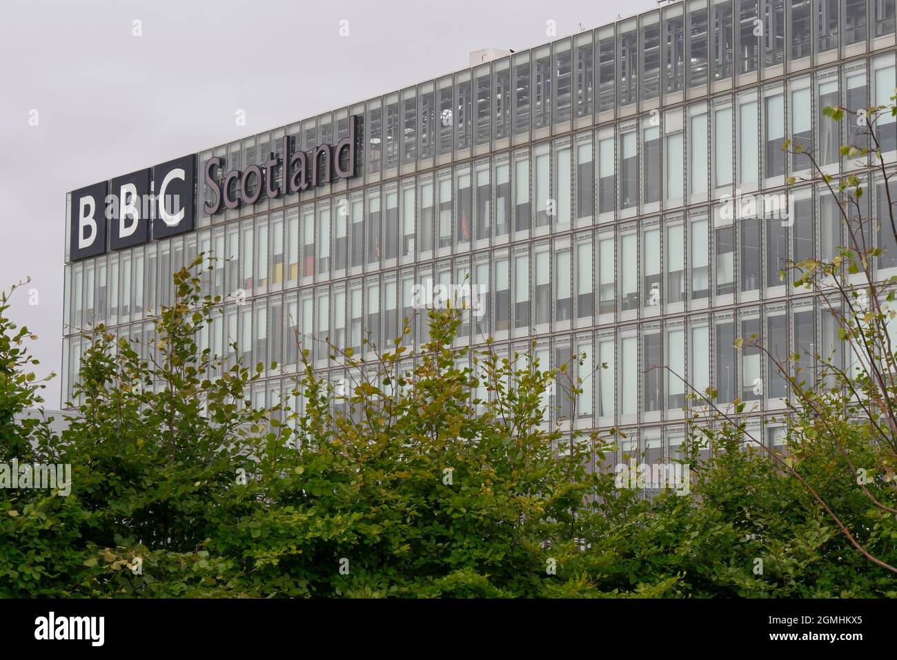 BBC Scotland, television and radio studio complex at Pacific Quay ...