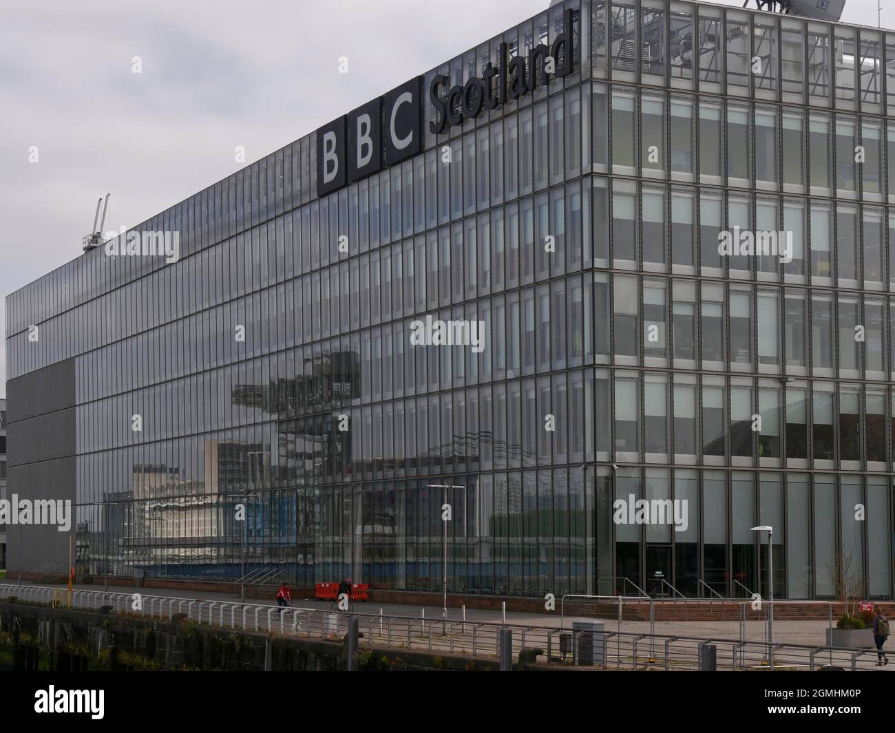 BBC Scotland, television and radio studio complex at Pacific Quay ...