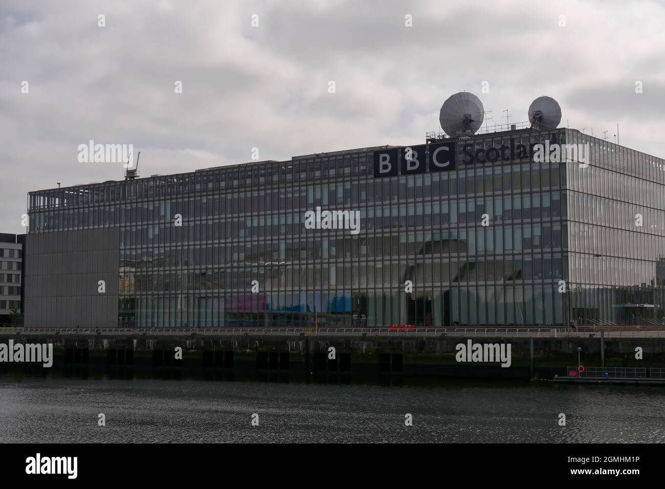 BBC Scotland, television and radio studio complex at Pacific Quay ...
