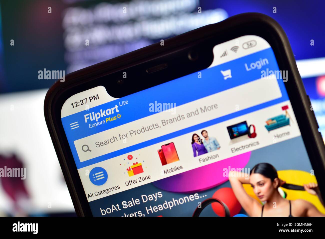 New Delhi, India, 8 January 2020:- Flipkart application on Smartphone ...
