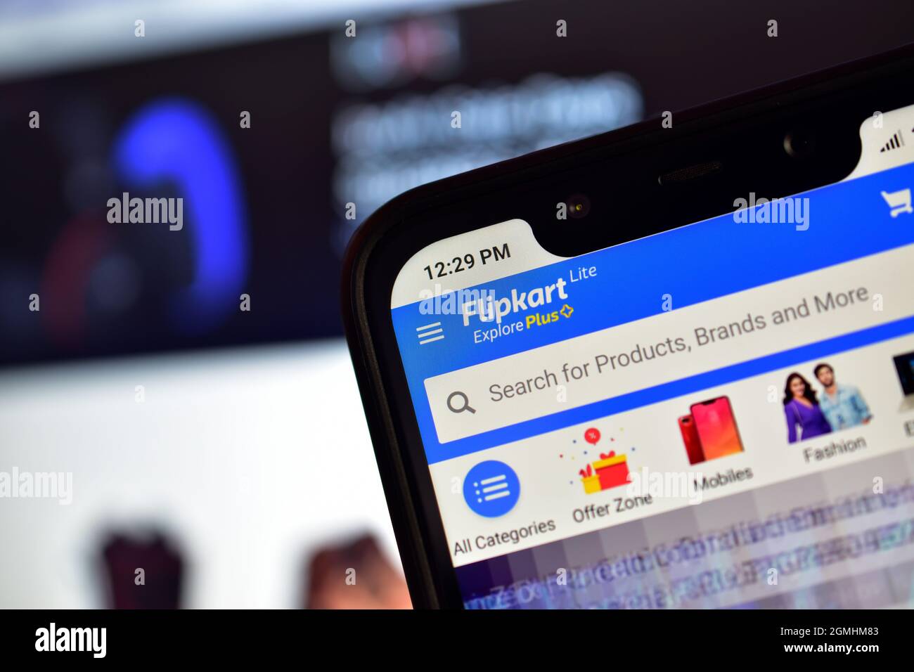 New Delhi, India, 8 January 2020:- Flipkart Application on Smartphone ...