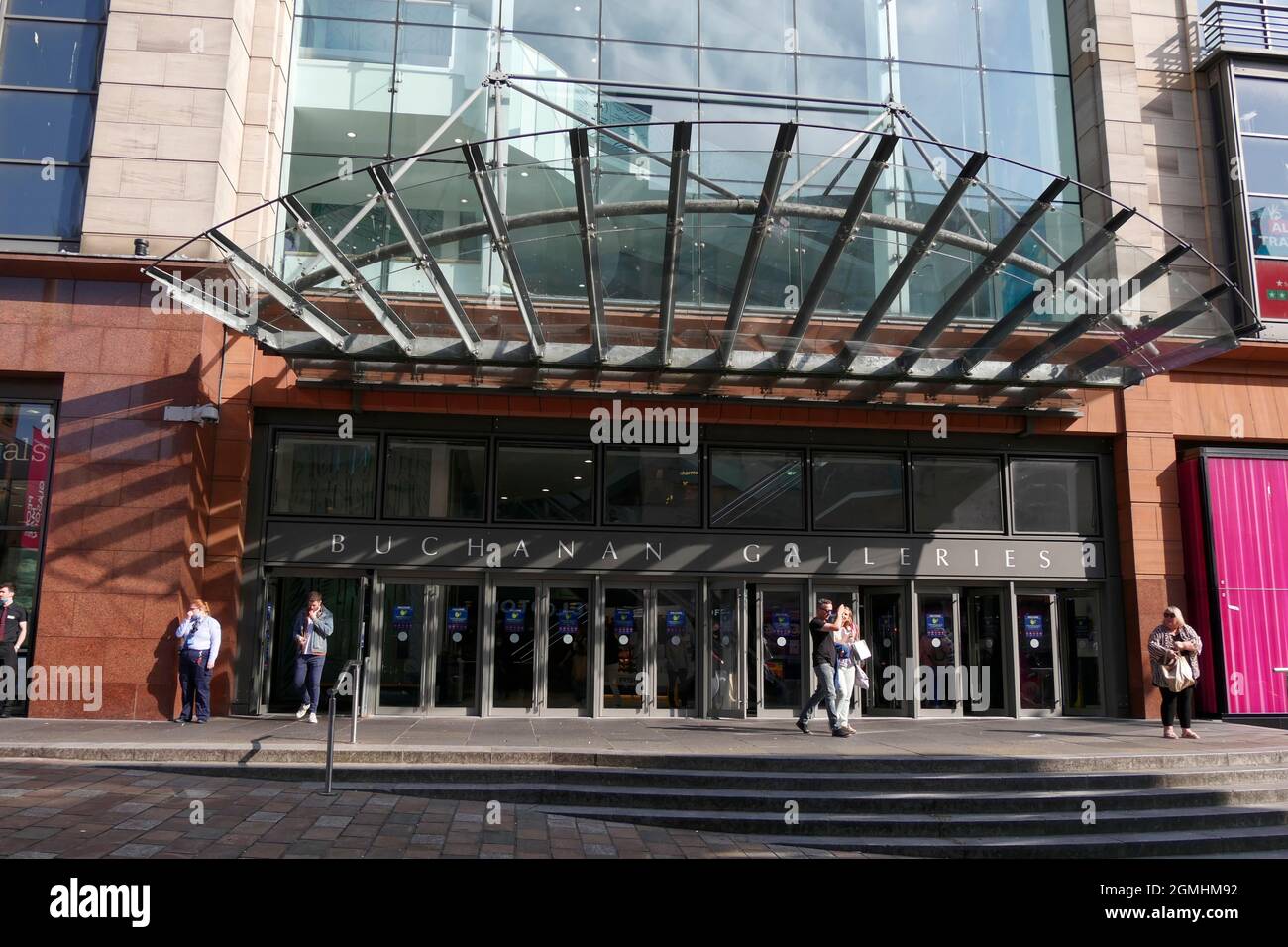 entrance to Buchanan Galleries shopping centre,Glasgow,Scotland,Uk ...