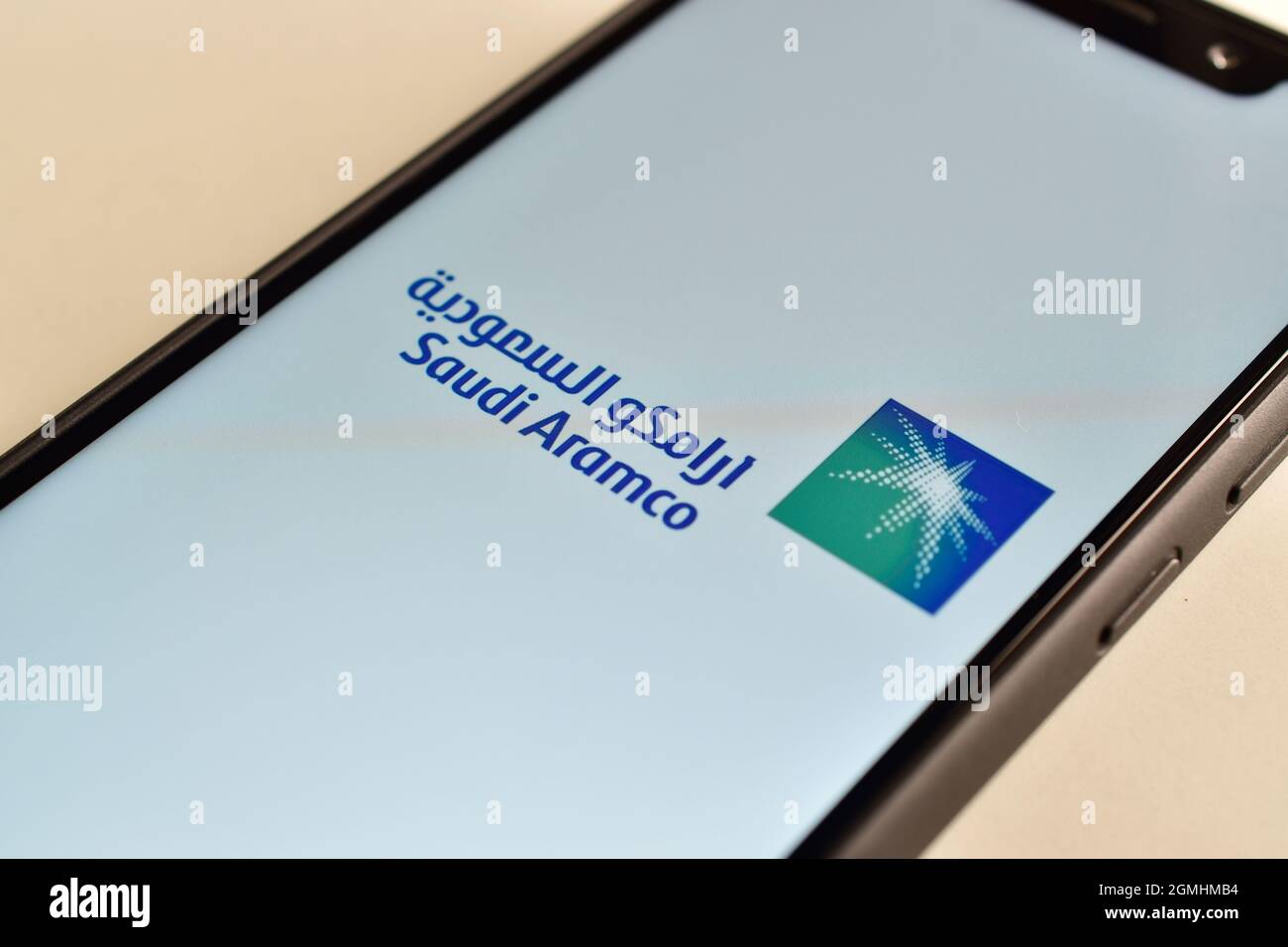 Aramco logo hi-res stock photography and images - Alamy