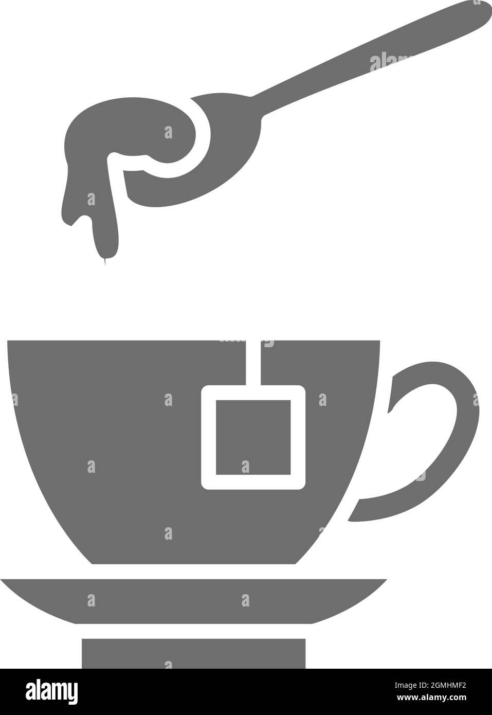 Lemon tea honey ginger Stock Vector Images - Alamy