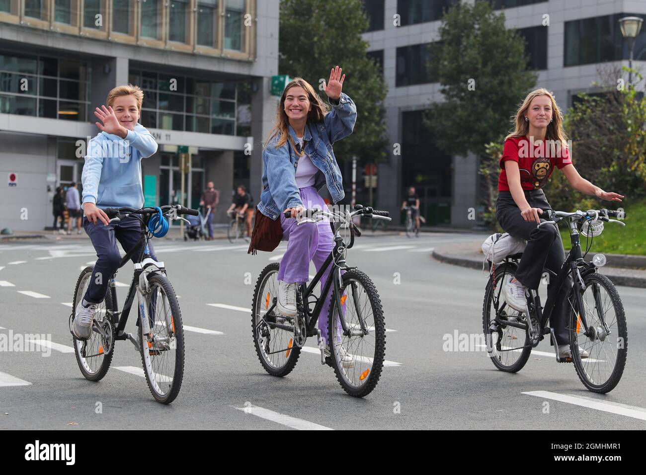 Do not enter except bikes hi-res stock photography and images - Alamy