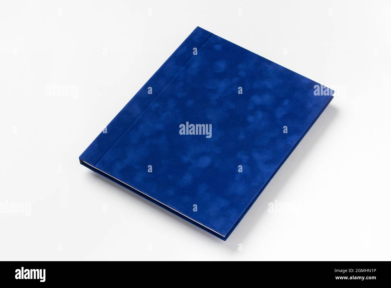 Blue hardcover book, isolated on white background Stock Photo - Alamy