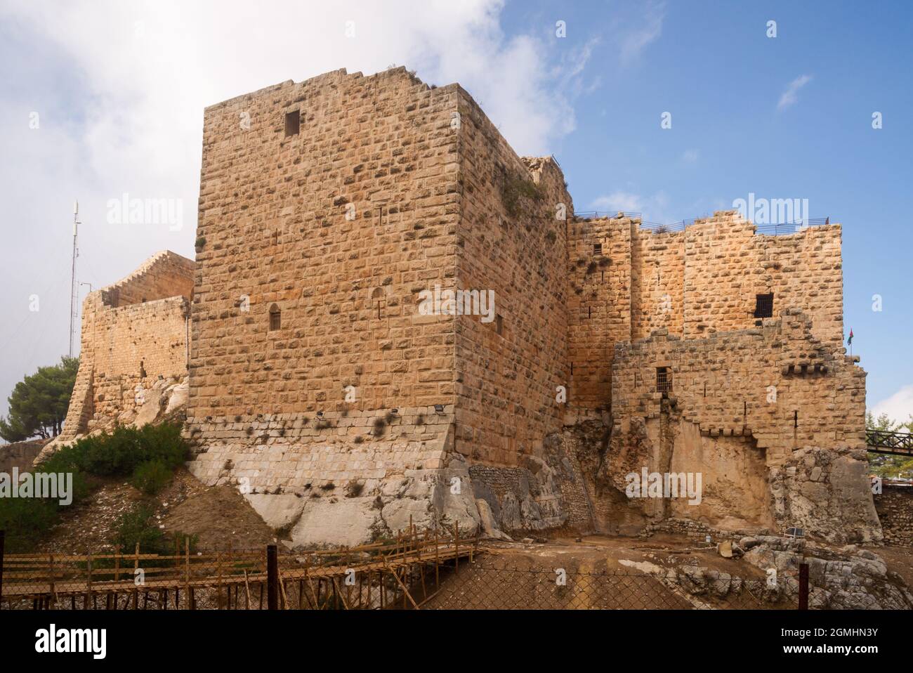 Ajloun castle stone built hi-res stock photography and images - Alamy