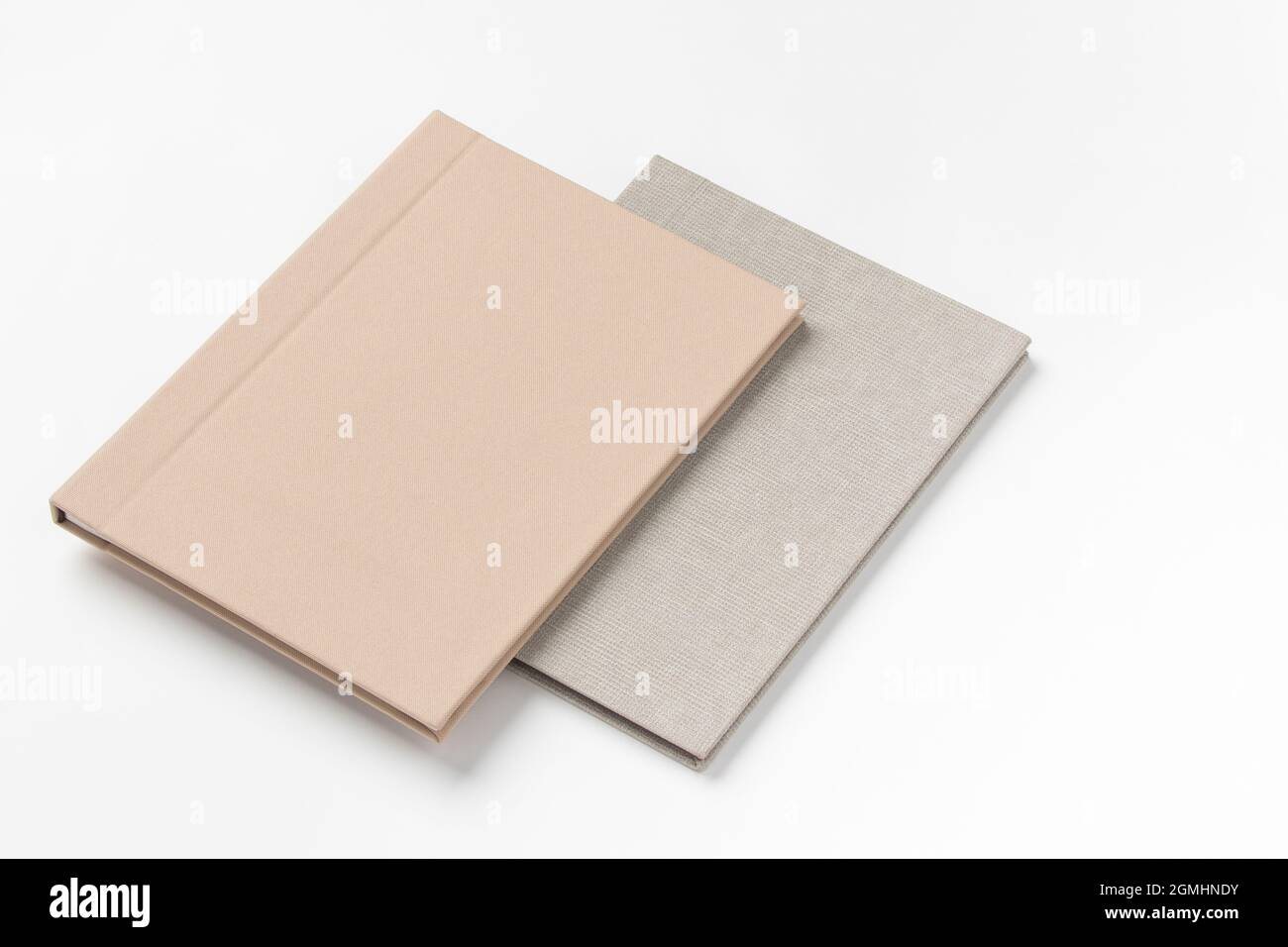 Isolated on grey closed blank book hi-res stock photography and images ...